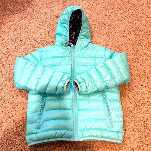 Eddie Bauer | Jackets & Coats | Girls Reversible Eddie Bauer Puffer ...